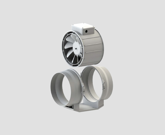 Mixed Flow Plastic In-line Fan - Multivent Ventilation Systems